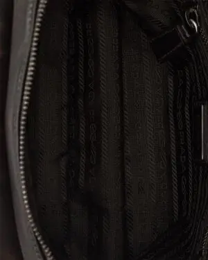 Prada Distressed Nappa Leather Shoulder Bag