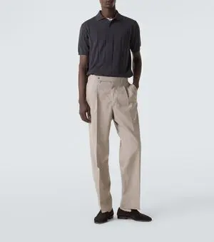 Canali Virgin Wool Polo Sweater