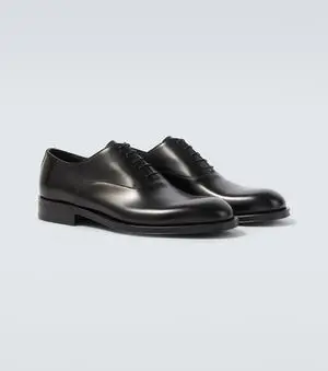 Canali Leather Oxford Shoes