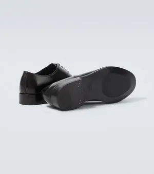 Canali Leather Oxford Shoes