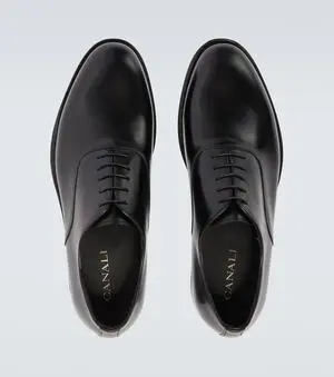 Canali Leather Oxford Shoes