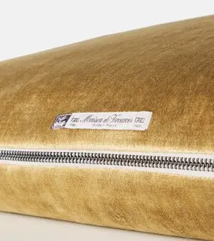 MAISON DE VACANCES Cotton-blend Velour Cushion