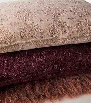 MAISON DE VACANCES Cotton-blend Jacquard Cushion