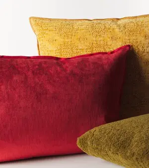 Maison De Vacances Leather-trimmed Cushion