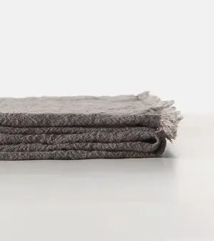 MAISON DE VACANCES Linen Crepe Throw
