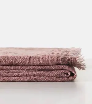 MAISON DE VACANCES Linen Crepe Throw