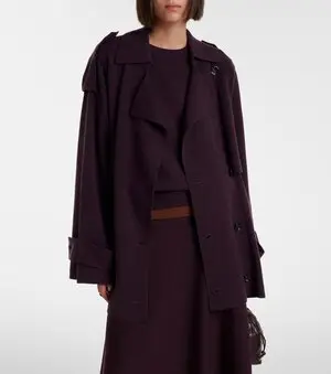 Jardin Des Orangers Virgin Wool Midi Skirt