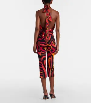 Emilio Pucci Marmo Jersey Capri Pants