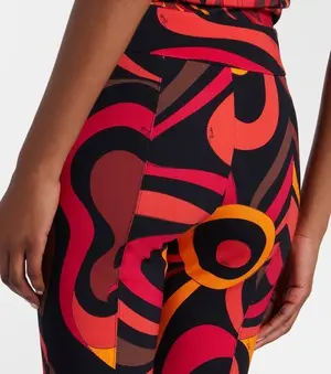 Emilio Pucci Marmo Jersey Capri Pants