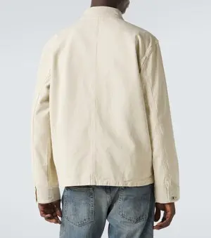 Ralph Lauren Cotton Denim Jacket With Corduroy Trim