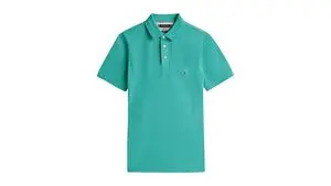 Tommy Hilfiger 1985 Collection Stretch Cotton Polo Shirt - Light Blue