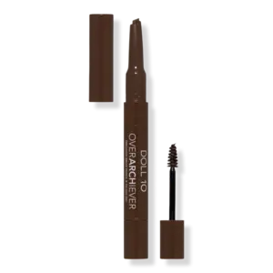 DOLL 10 Overarchiever Precision Brow Pencil And Filling Gel - Brunette
