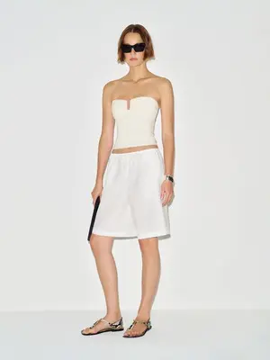 REFORMATION Yara Knit Top - Ivory