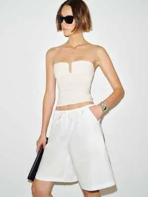 REFORMATION Yara Knit Top - Ivory