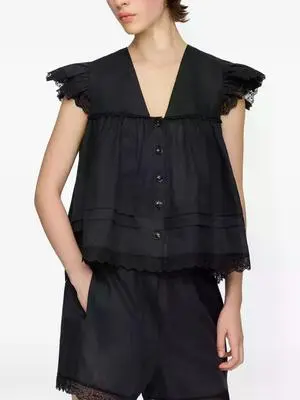 Ganni Trimmed Tops