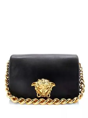 Versace Palazzo Medusa Flap Leather Shoulder Bag