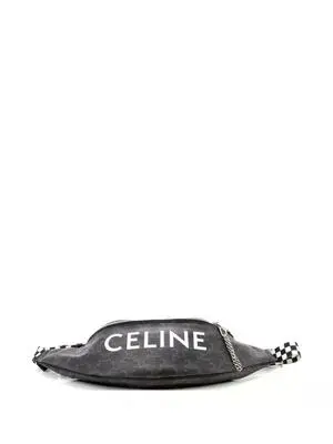 Celine Triomphe Coated Canvas Belt Bag
