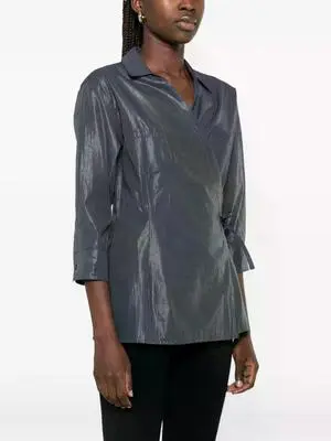 Paloma Wool Wrap-style Chest Pocket Blouse