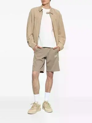 EA7 Logo-print Drawstring Track Shorts