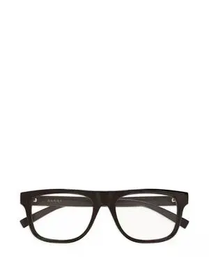 Gucci Square Frame Glasses - Brown