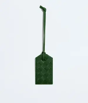 Bottega Veneta Getaway Tag Holder - Basil