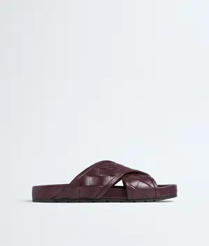 Bottega Veneta Tarik Mule - Deep Mahogany