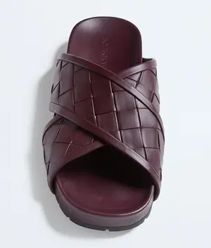 Bottega Veneta Tarik Mule - Deep Mahogany