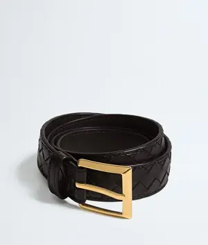 Bottega Veneta Solo Belt - Espresso