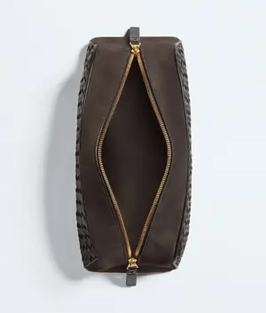 Bottega Veneta Large Nodo Pouch - Espresso