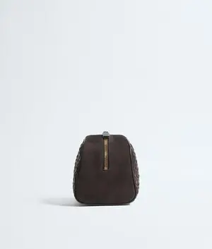 Bottega Veneta Large Nodo Pouch - Espresso