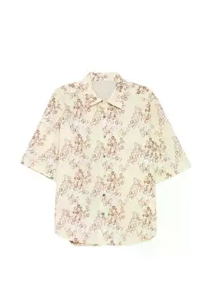 CROQUIS Circle-print Short-sleeve Shirt