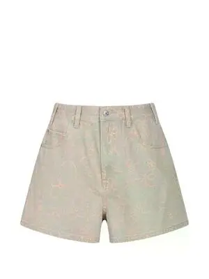 JNBY JNBY Floral Print Denim Shorts