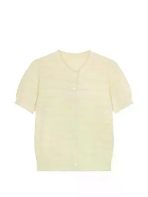 JNBY Pointelle-knit Top - Neutrals