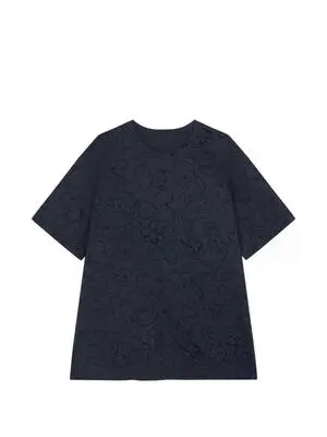 JNBY JNBY Flocked Floral-Print T-Shirt