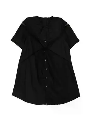 JNBY Twisted Lace-trimmed Dress