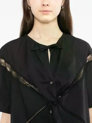 JNBY Twisted Lace-trimmed Dress