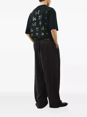 CROQUIS Logo-patch Trousers