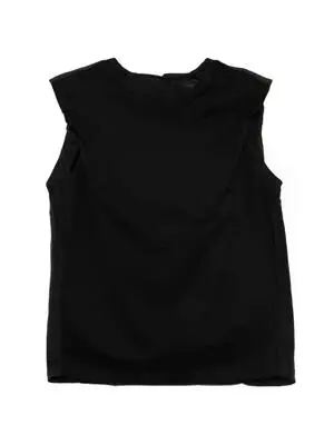 JNBY Sleeveless Round Neck Blouse - Black