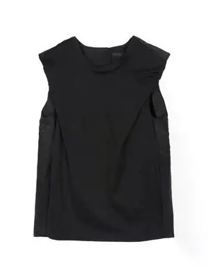 JNBY Sleeveless Round Neck Blouse - Black