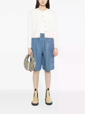 LESS Panelled Linen Shorts