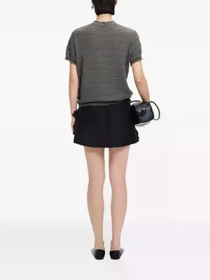 JNBY Pointelle-knit Scalloped Blouse