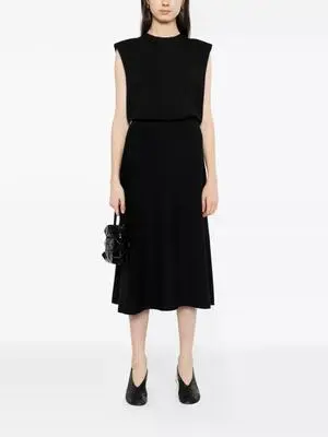 LESS Waist-defined Sleeve Dress