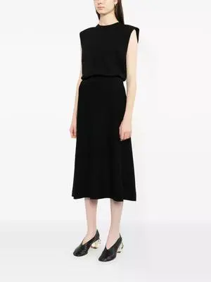 LESS Waist-defined Sleeve Dress