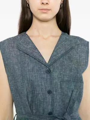 LESS V-neck Sleeve Dress