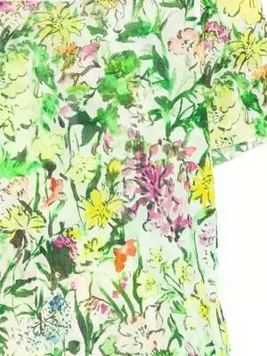 JNBY Floral-print Mesh T-shirt