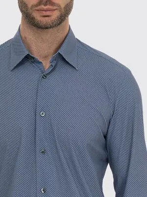 BOSS Jersey Slim Fit Shirt - Denim