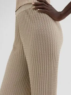 MARGHERITA MACCAPANI Bouncy Palazzo Cotton Trousers