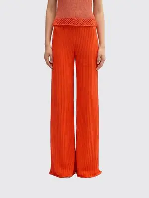 MARGHERITA MACCAPANI Bouncy Palazzo Cotton Trousers