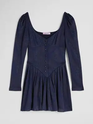 MARGHERITA MACCAPANI Ballerina Mini Dress In Organic Cotton Blend