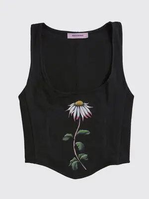 MARGHERITA MACCAPANI Daisy Floral Cotton Corset Top